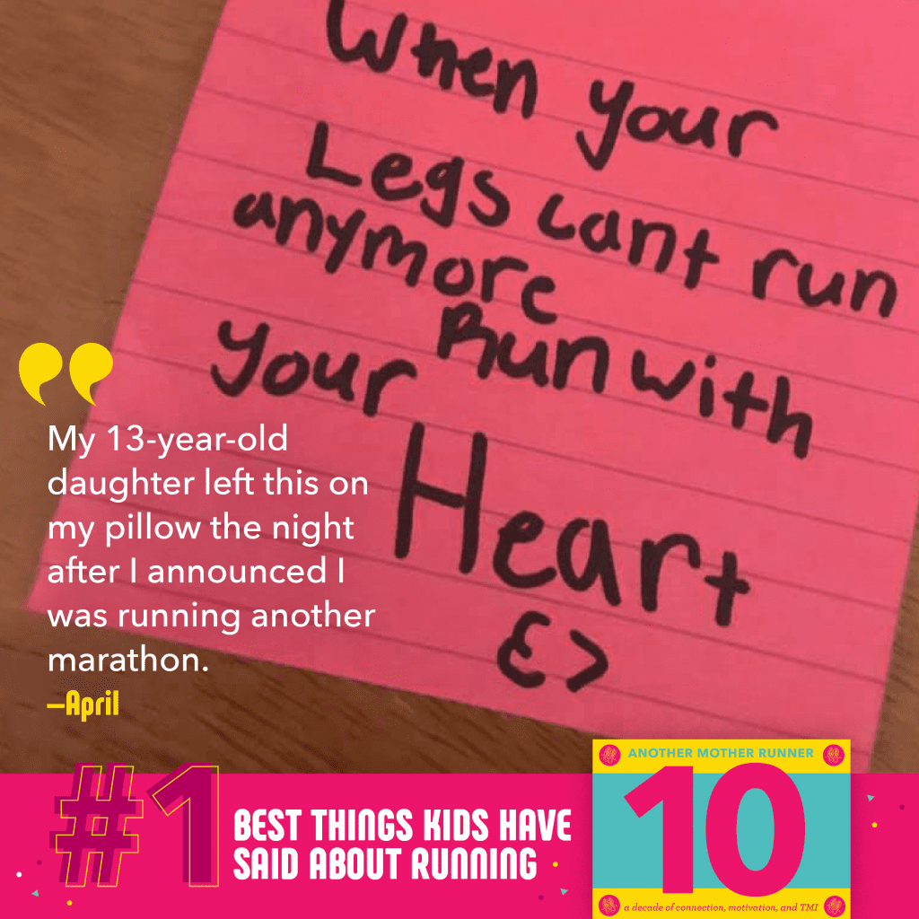 Top Ten: Best Things Kids Have Said about Running