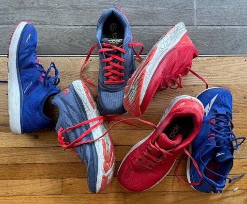 Three Rotating Running Shoes • Another Mother Runner