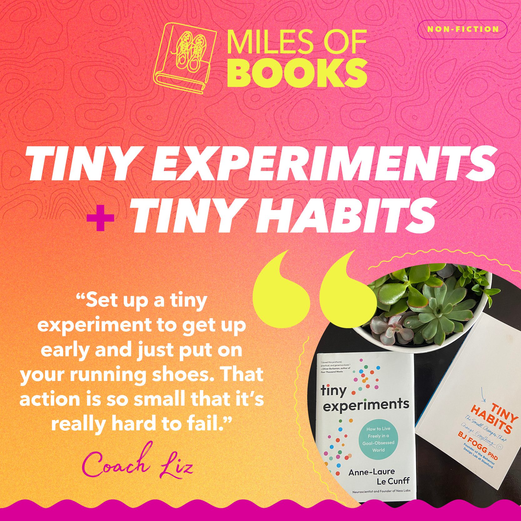 Tiny Experiments + Tiny Habits • Another Mother Runner